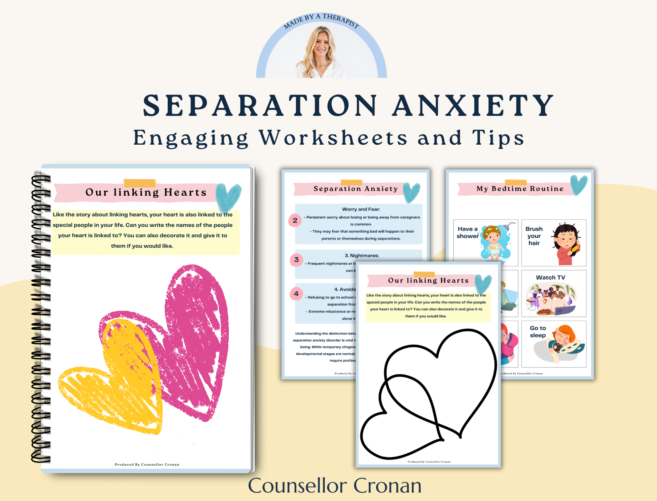 Kids Separation Anxiety Workbook – Counsellor Cronan