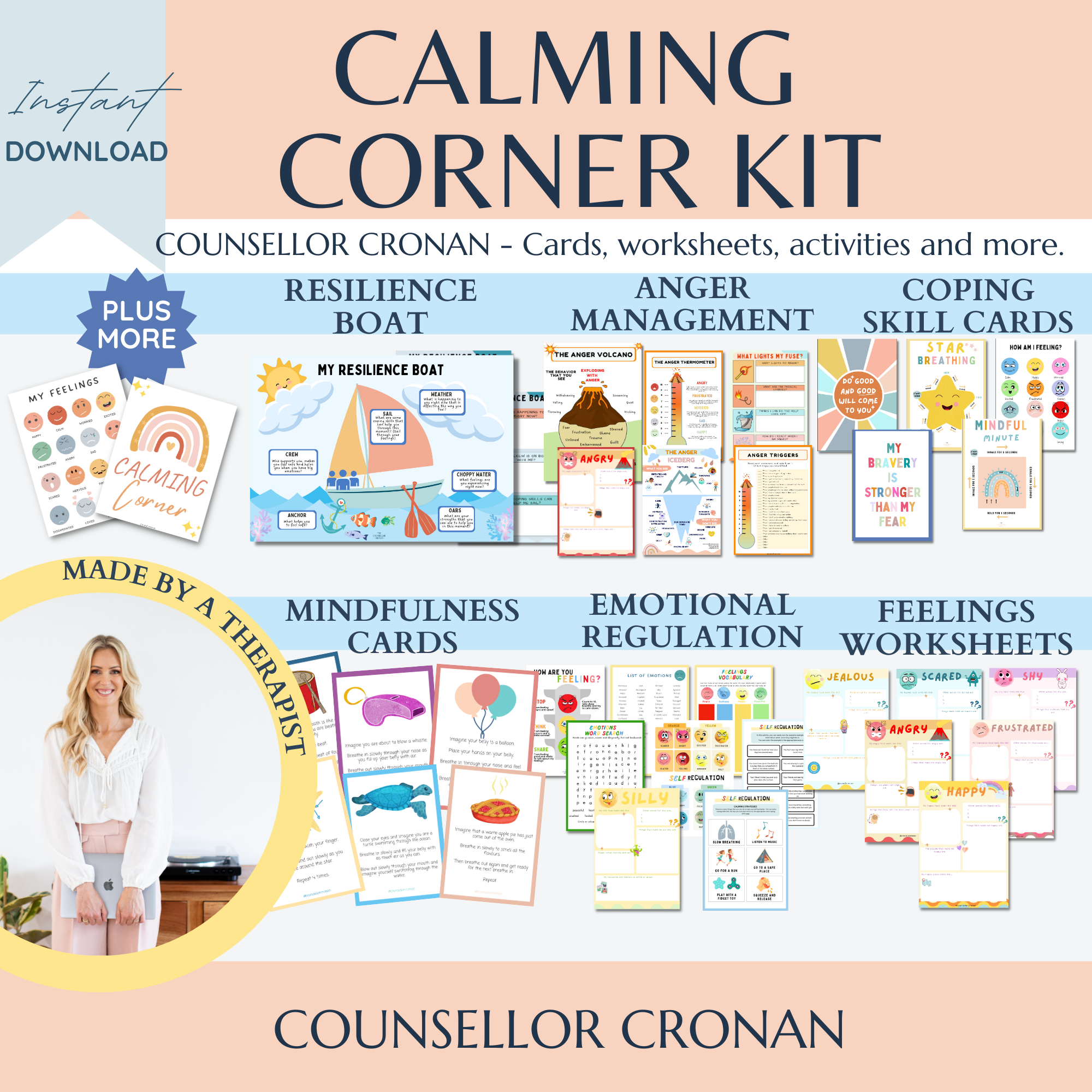 Kids Calming Corner Bundle – Counsellor Cronan