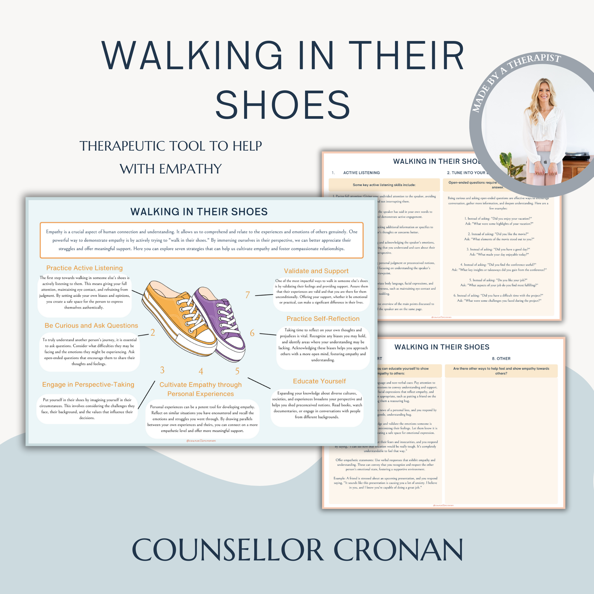 Walking in their shoes. A therapeutic tool to help with feelings of em ...