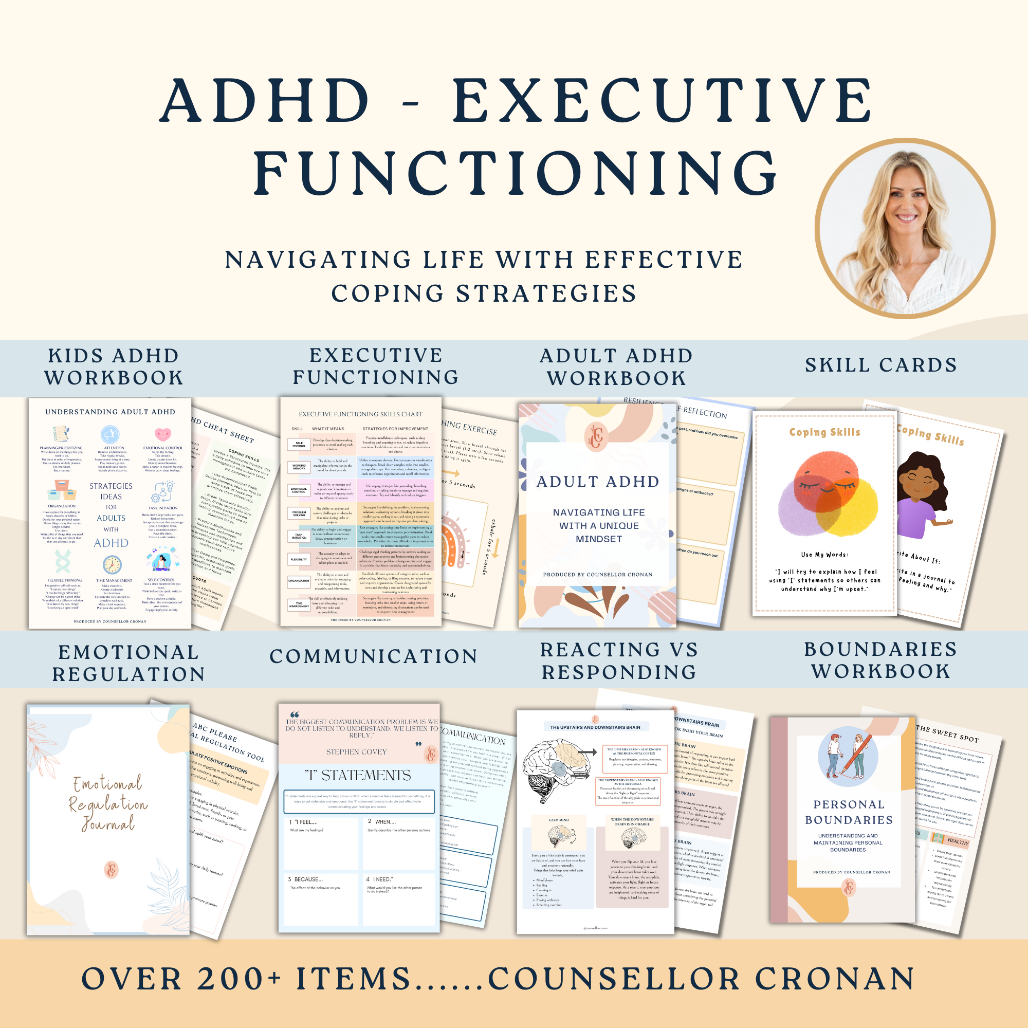 ADHD - Executive Functioning Workbook. – Counsellor Cronan