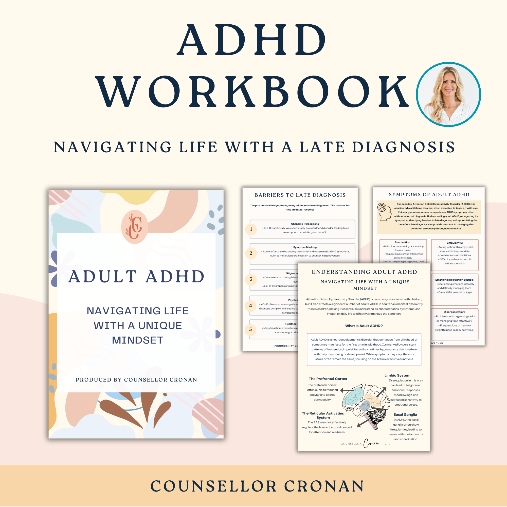 ADHD Therapy Workbook - Adhd Planner – Counsellor Cronan