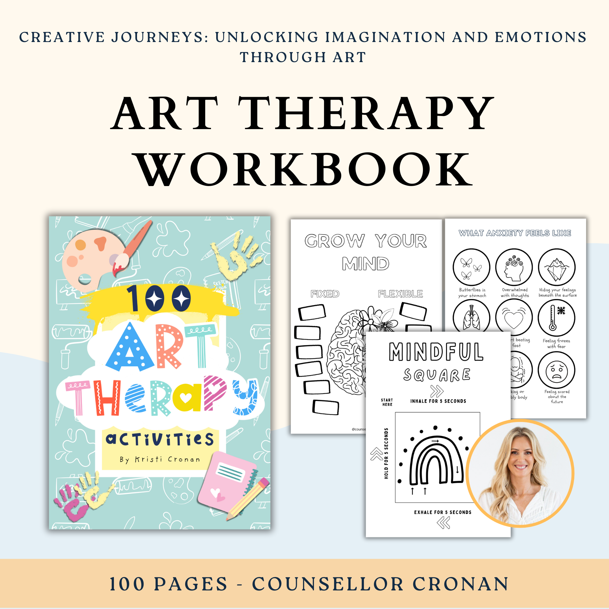 Art Therapy Worksheets. Social Emotional Regulation Tools. – Counsellor ...