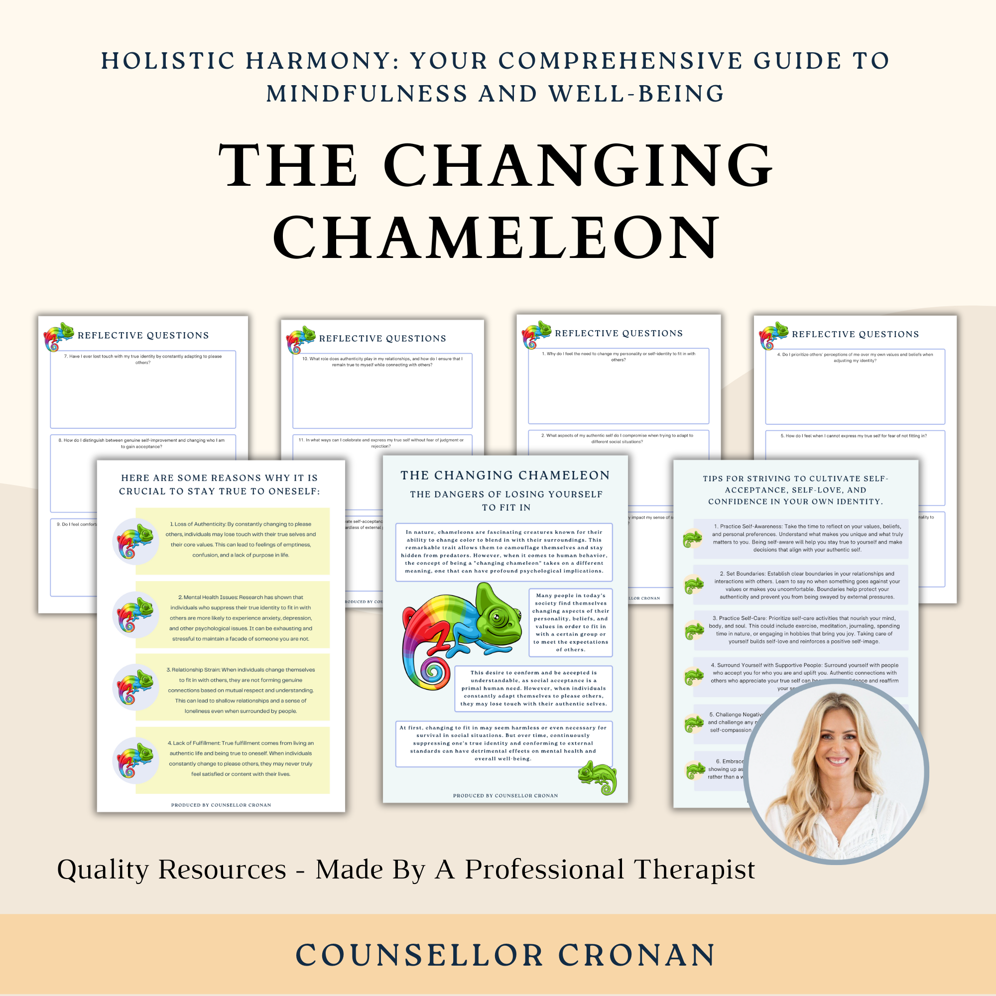 The Changing Chameleon. A Workbook about not changing your colors to f ...
