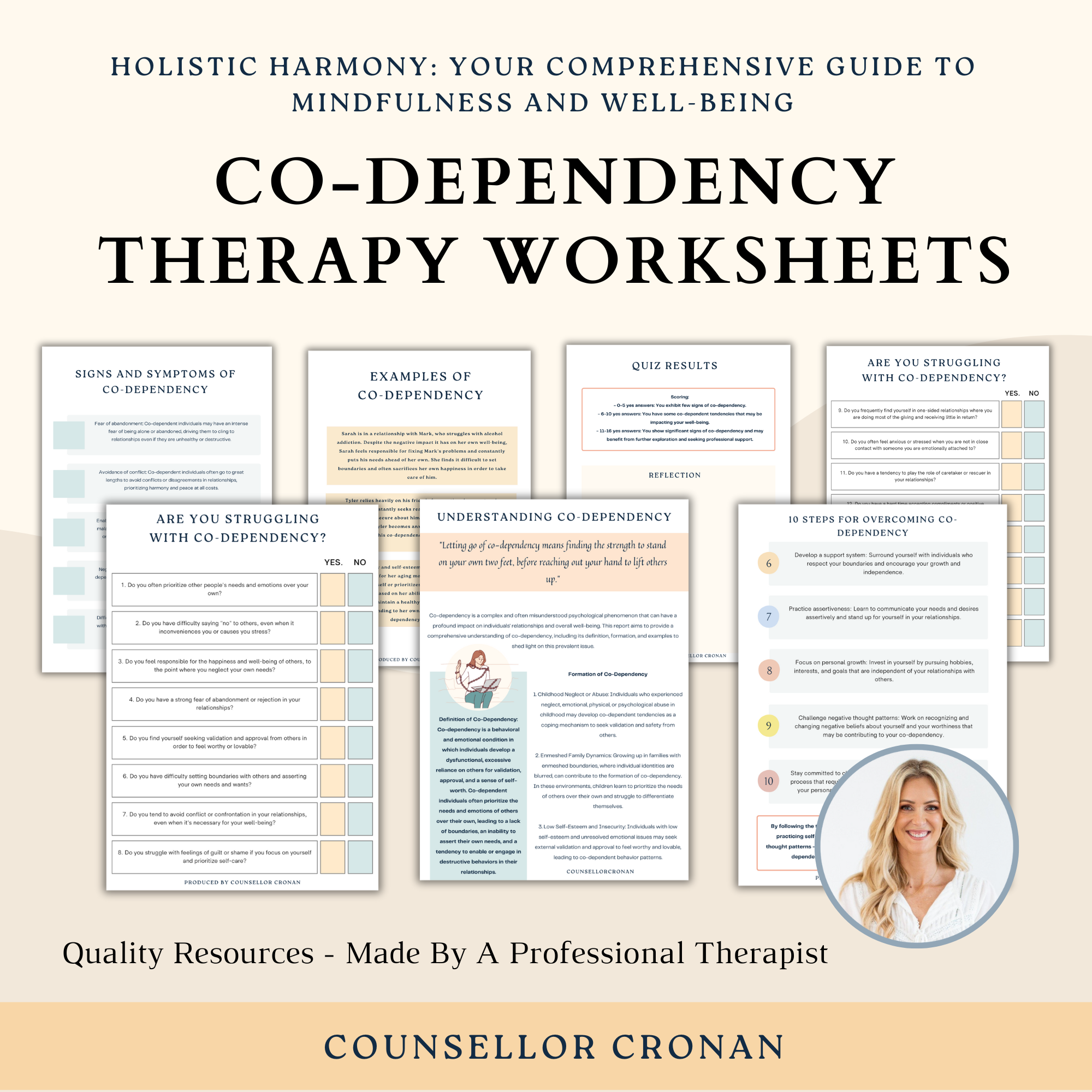 Co-Dependency Fillable Worksheets. Self-Reflection. Healthy Relationsh ...