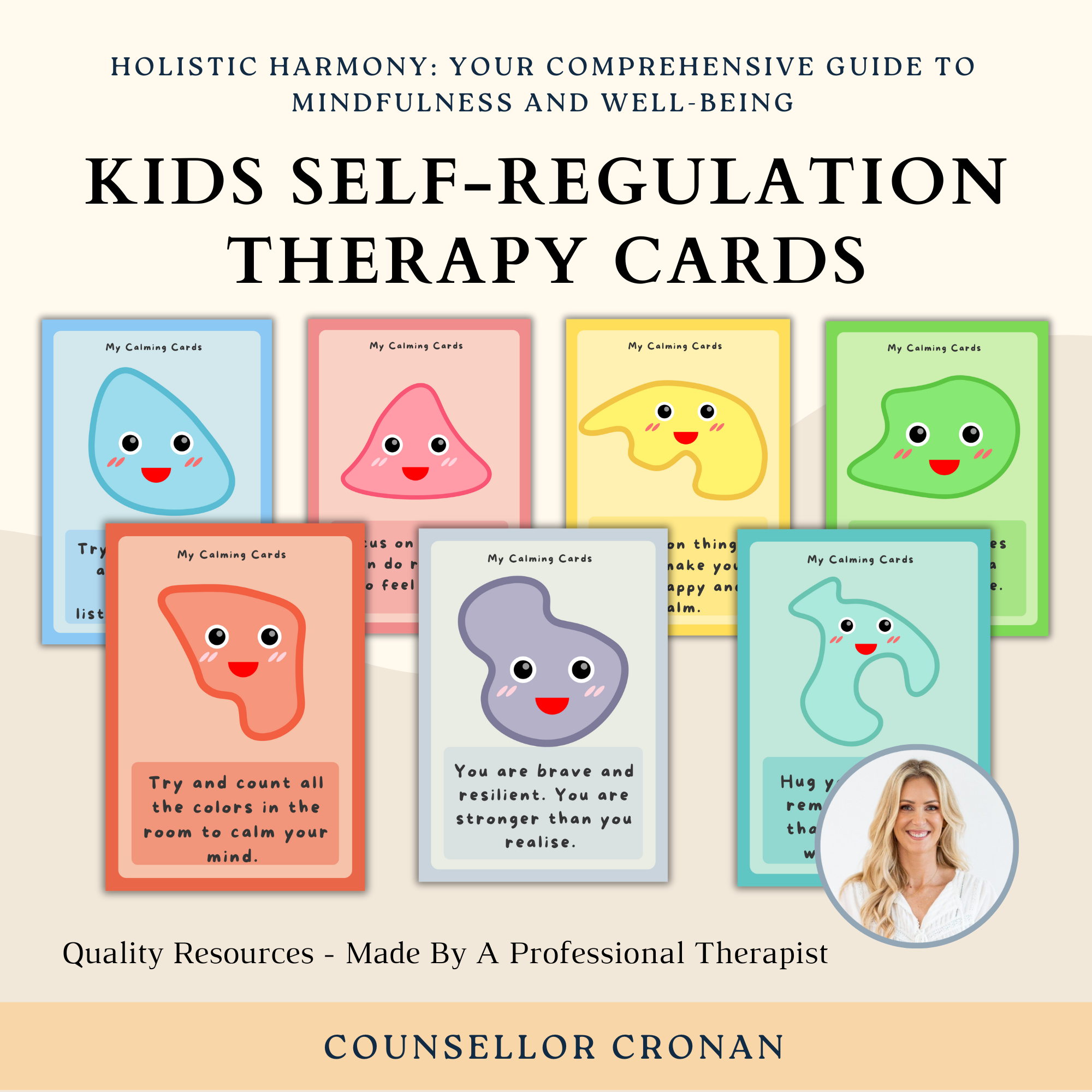 Kids Self-Regulation Calming Cards – Counsellor Cronan