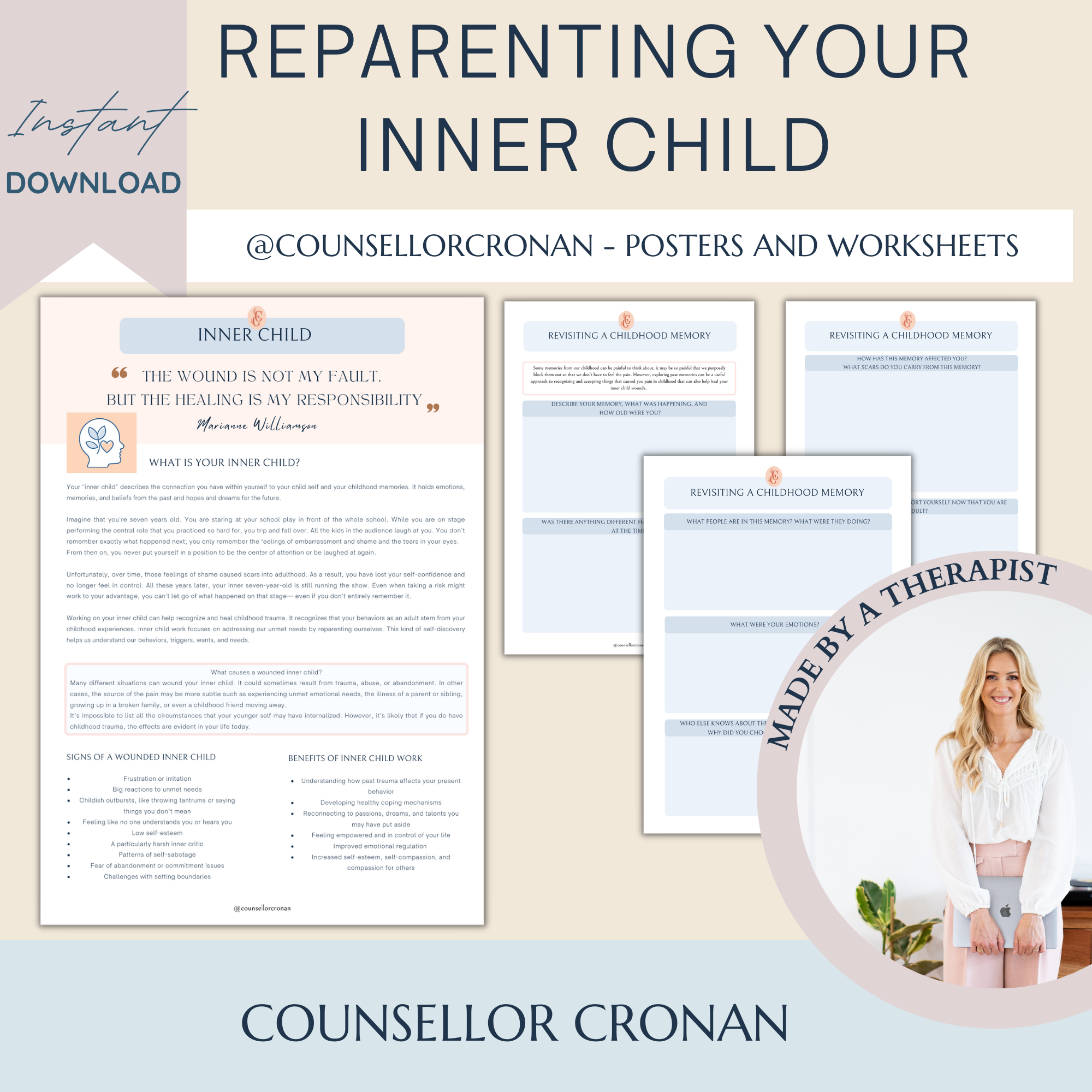 Reparenting Your Inner Child, Inner Child Wounds, Attachment Styles ...