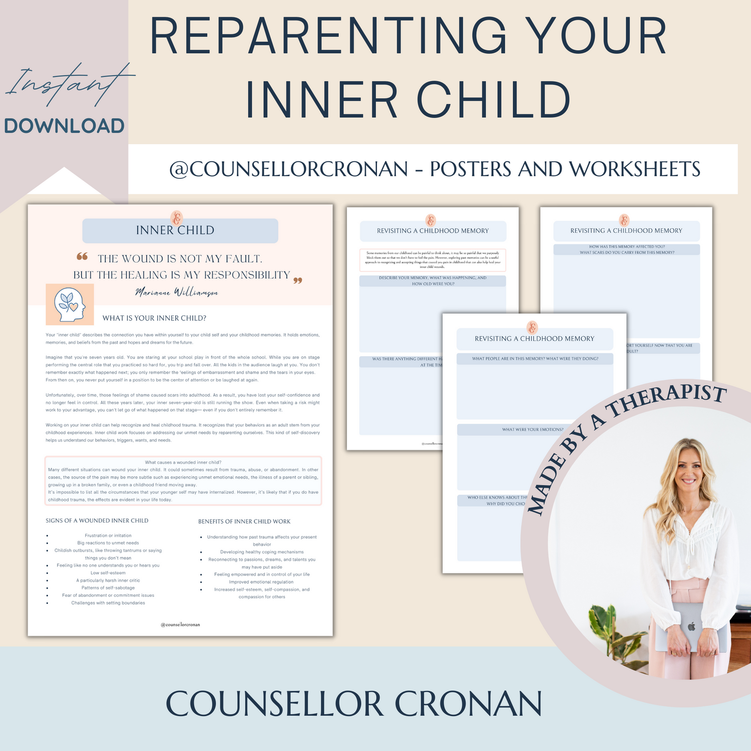 Reparenting Your Inner Child, Inner Child Wounds, Attachment Styles ...