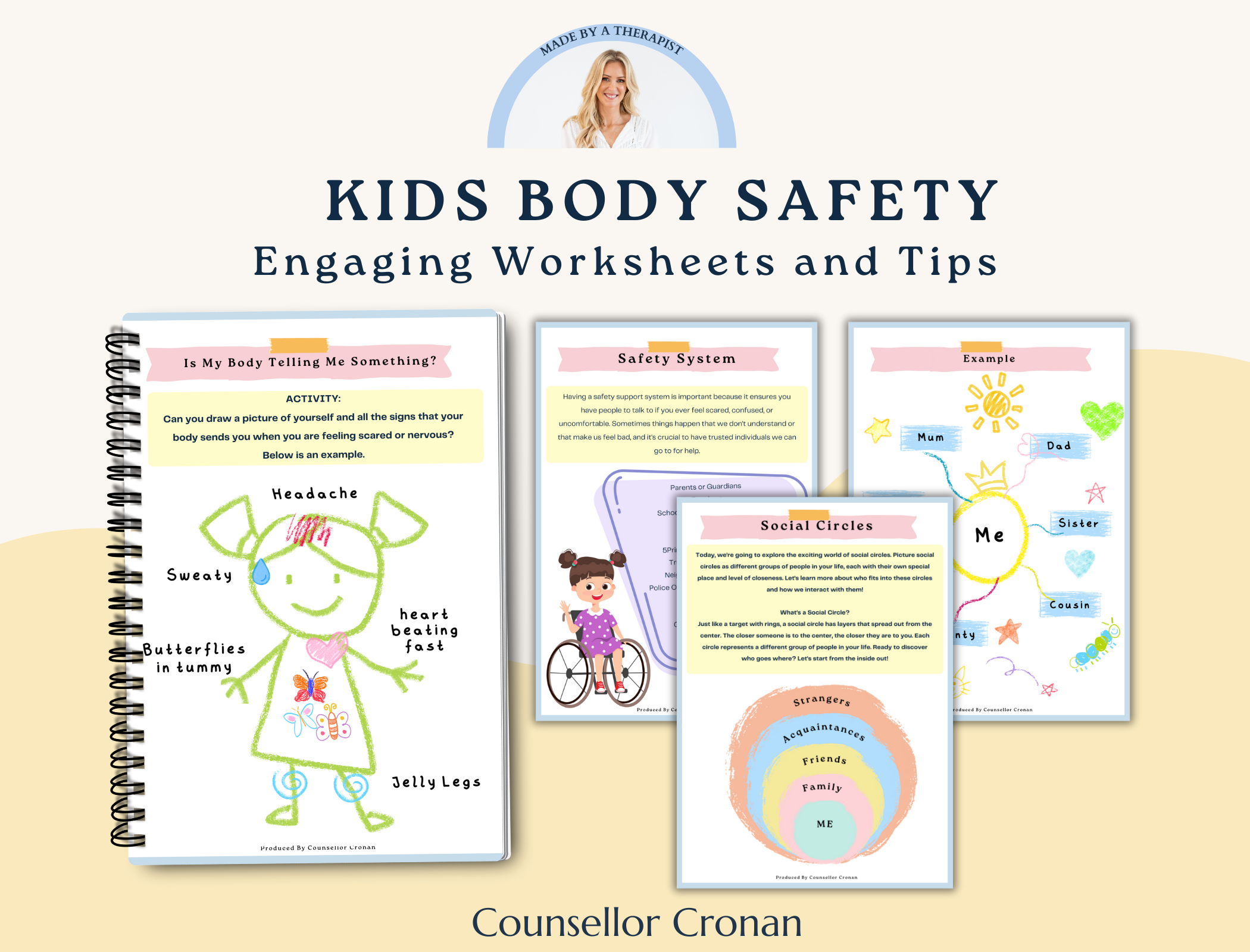Body Safety Workbook - Child Protection Tools – Counsellor Cronan