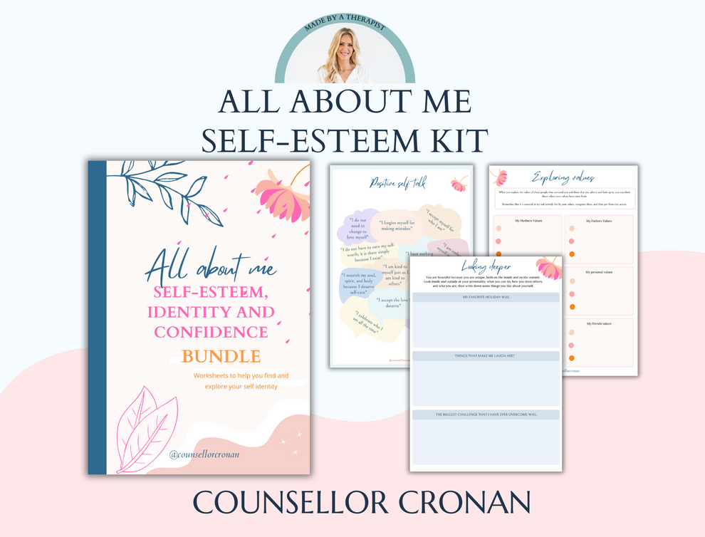 Self-Esteem workbook. All About Me, Values and Self-Identity ...