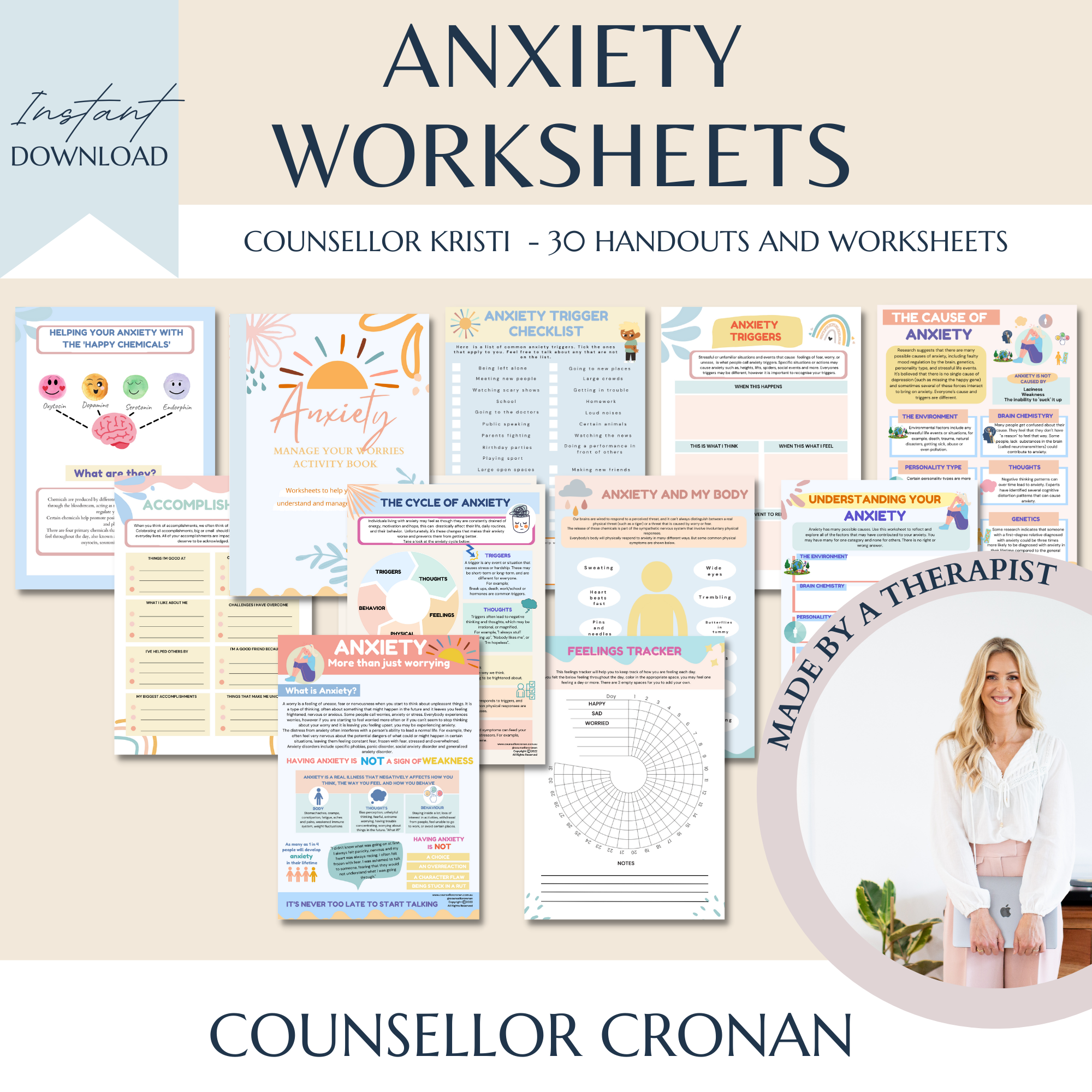 Anxiety Relief Workbook. Resources, coping skills and more ...