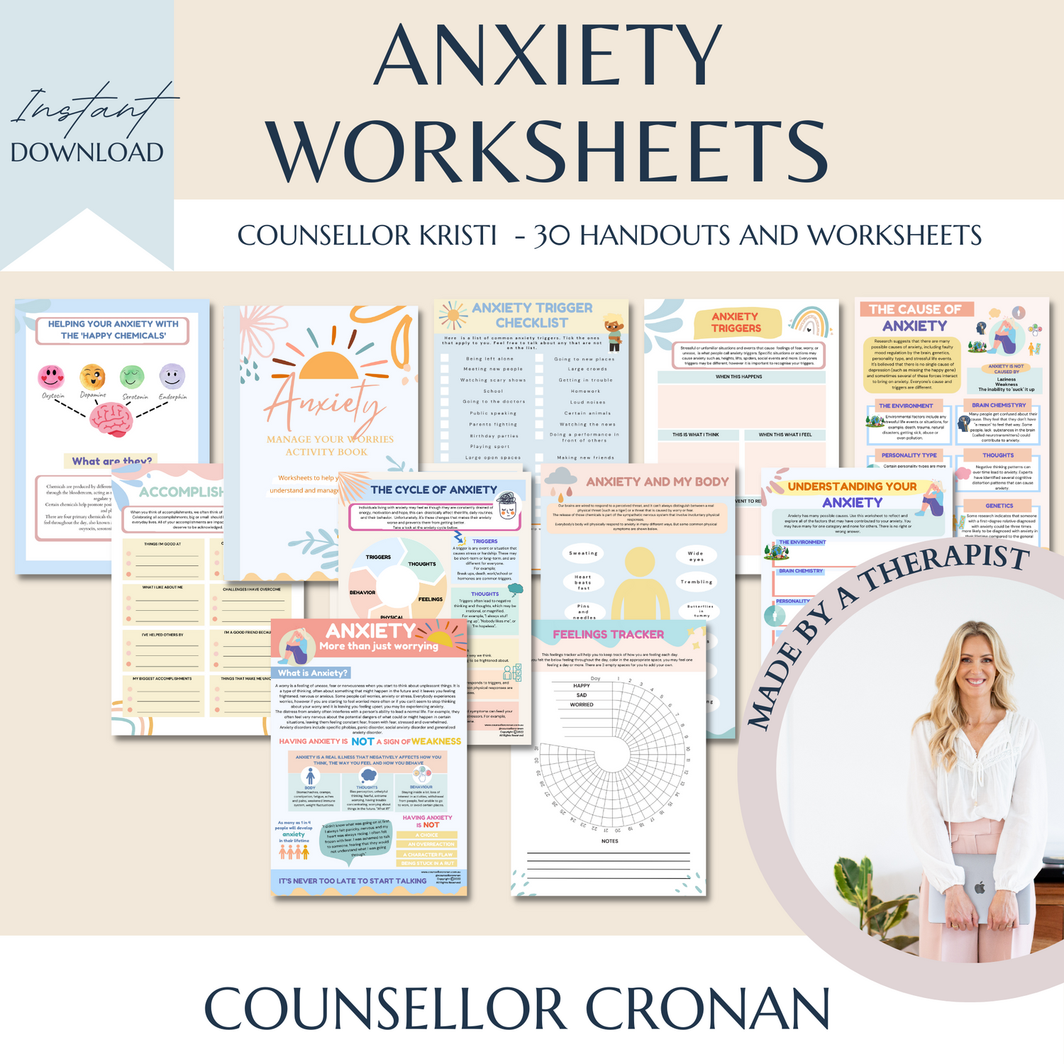 Anxiety Relief Workbook. Resources, coping skills and more ...
