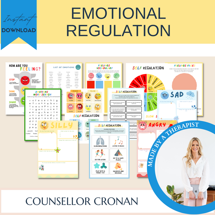 Emotional Regulation Worksheets. Zones of Self-Regulation. – Counsellor ...