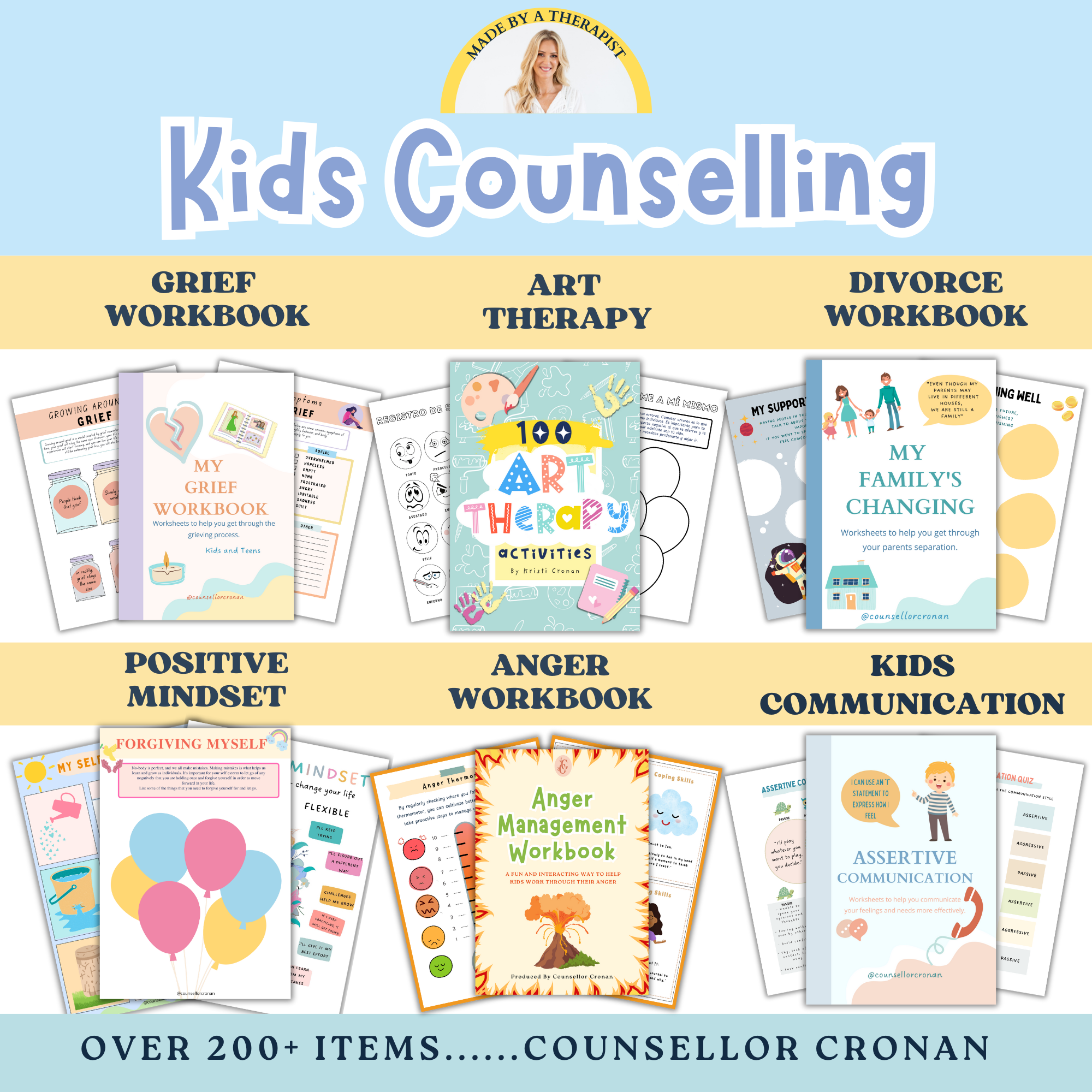 Essential Coping Skills Bundle. Therapy Worksheets. – Counsellor Cronan