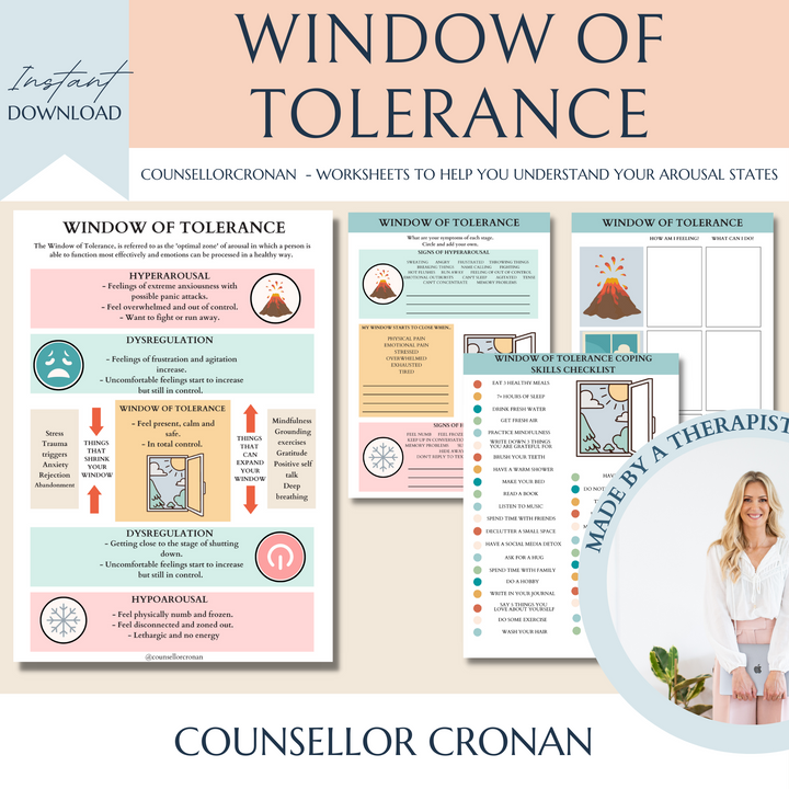 Window of Tolerance - Understanding Your arousal States. – Counsellor ...