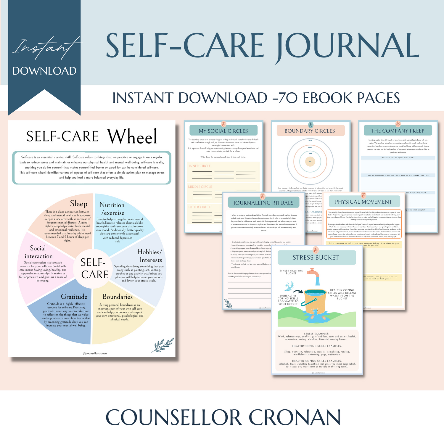 Self-Care Journal. – Counsellor Cronan
