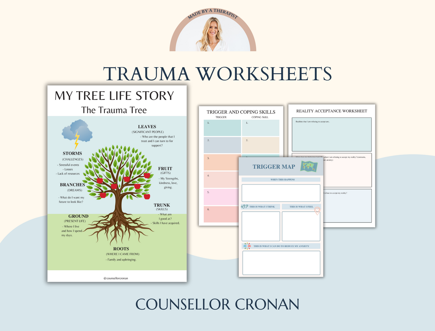 Trauma Worksheets. PTSD. – Counsellor Cronan
