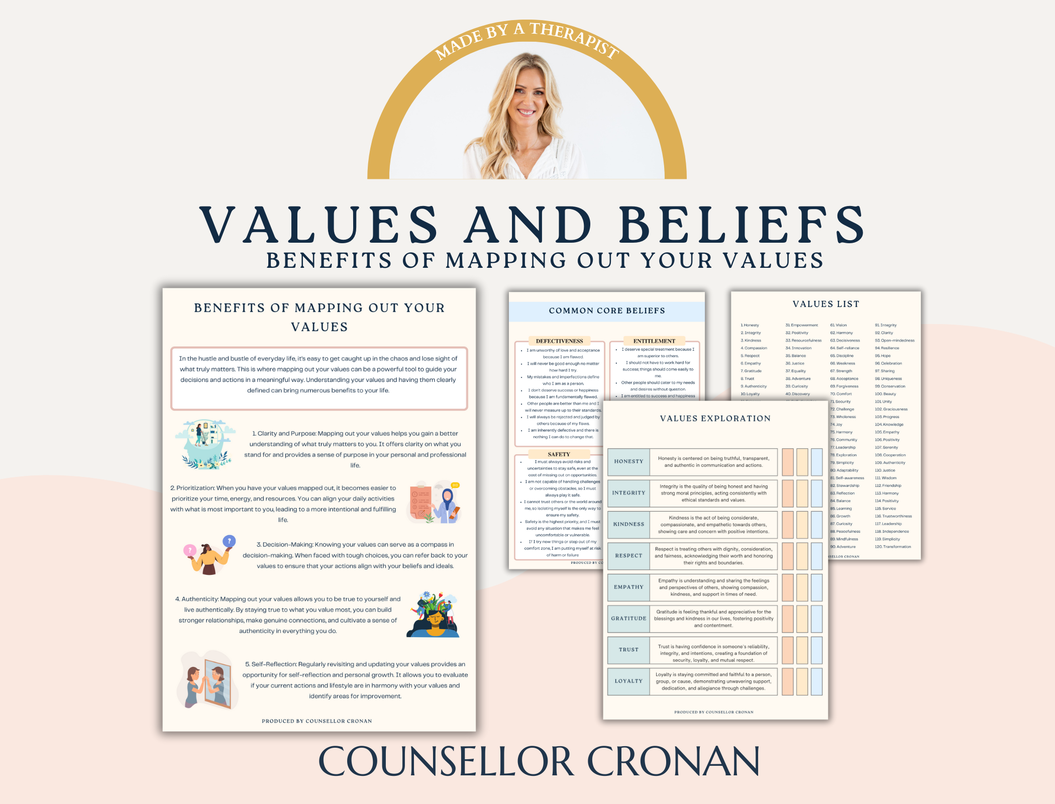 Values and Beliefs Workbook. Benefits of mapping out your values and b ...
