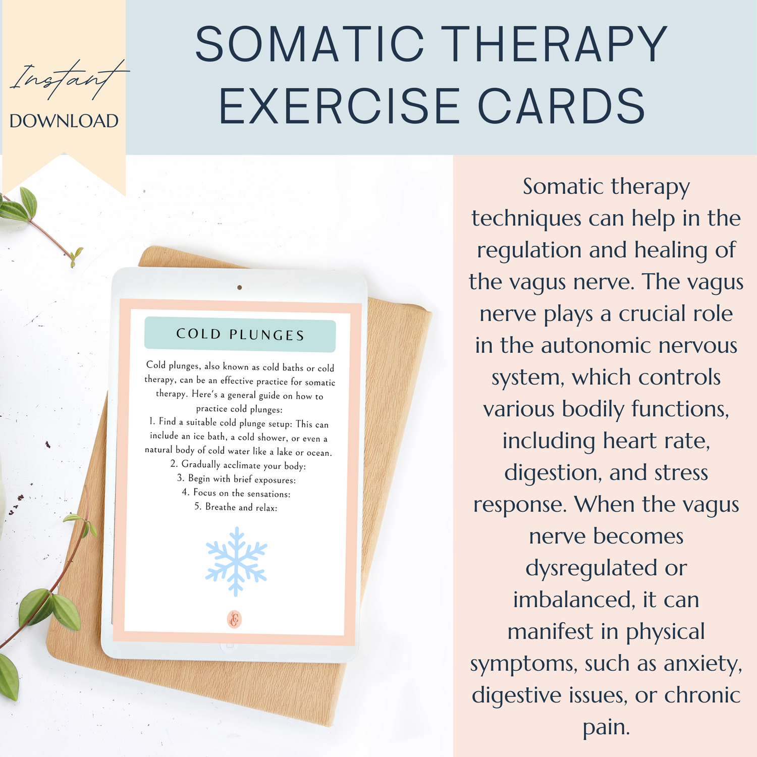Somatic Therapy Exercise Cards, vagus nerve stimulation. – Counsellor ...