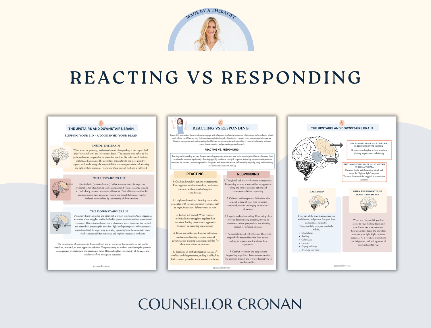 Therapy resource Counseling Worksheets Bundle School Counselor Tools ...