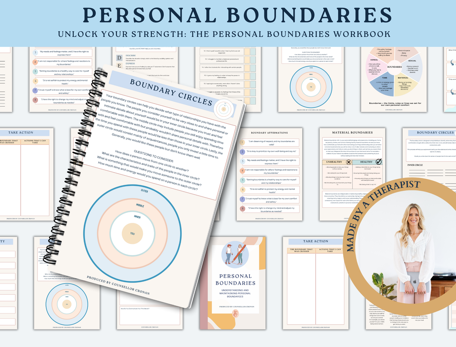 Personal Boundaries Workbook. Healthy Relationships. Healthy Boundarie ...