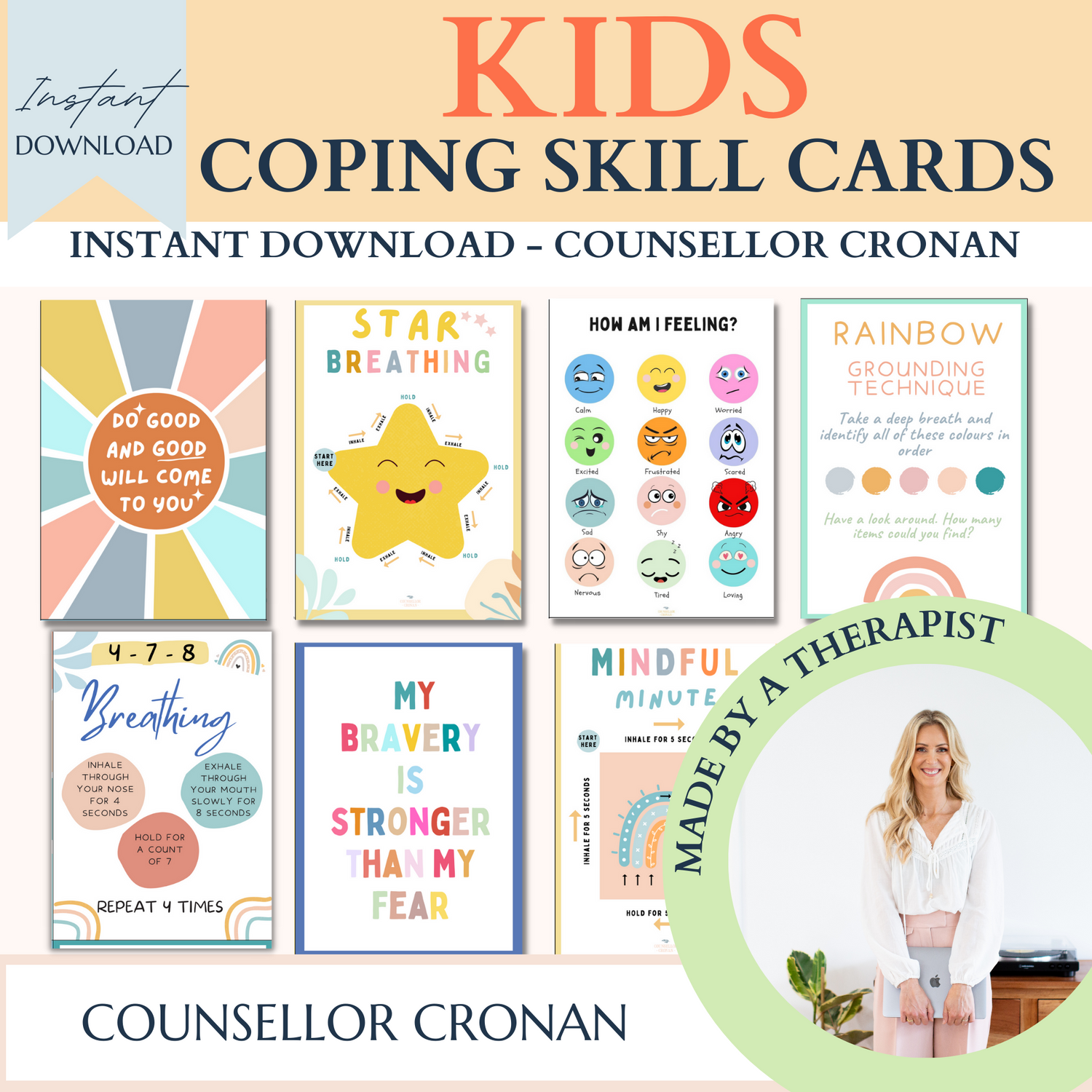 Calming corner kit bundle, coping skills for kids, self regulation ...