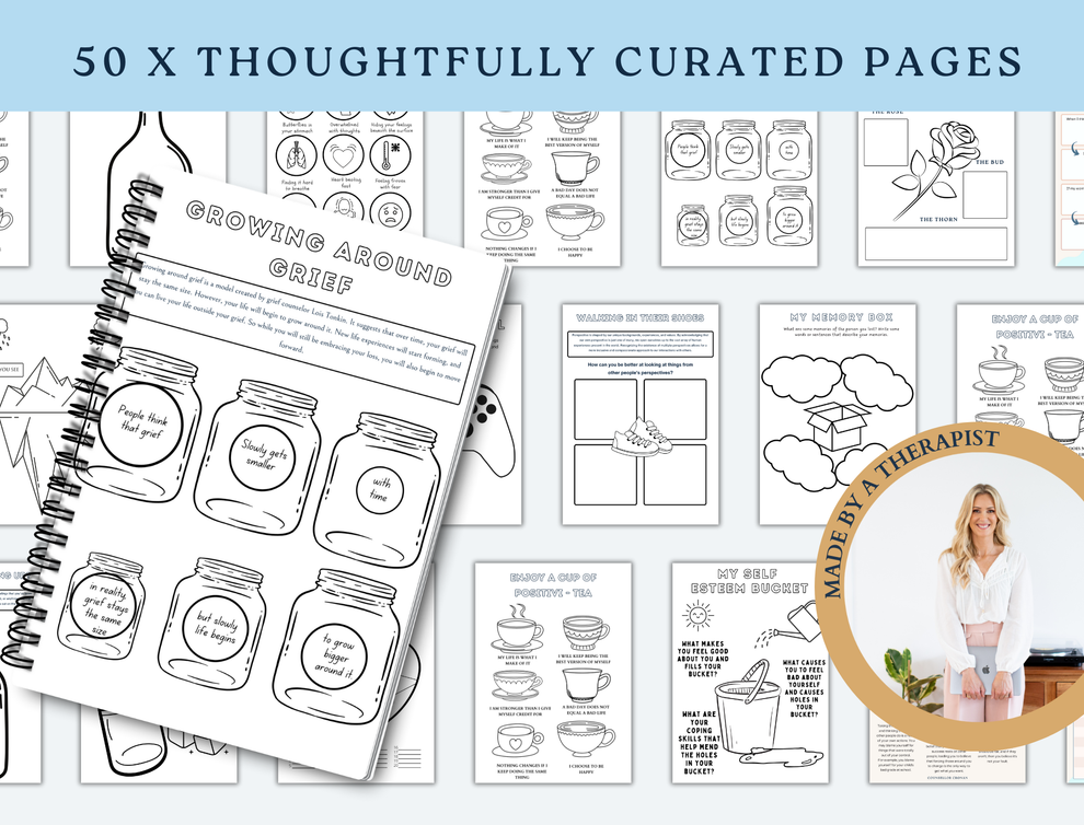 Art Therapy Worksheets. Social Emotional Regulation Tools. – Counsellor ...