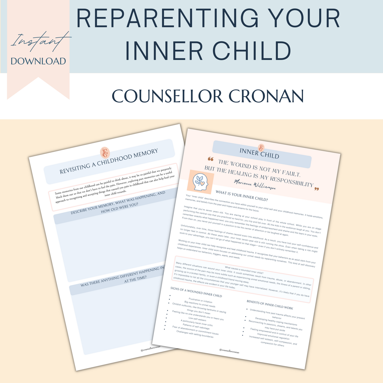 Reparenting Your Inner Child, Inner Child Wounds, Attachment Styles ...