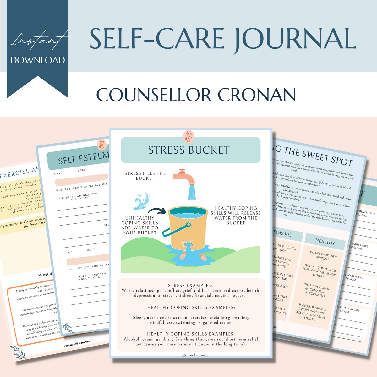 Self-Care Journal. – Counsellor Cronan