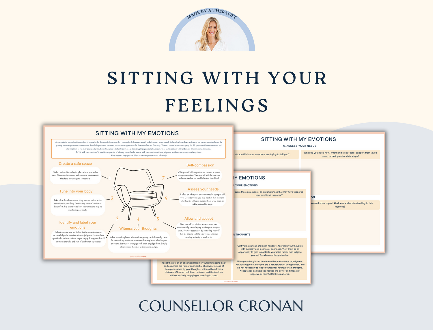 Therapy resource Counseling Worksheets Bundle School Counselor Tools ...