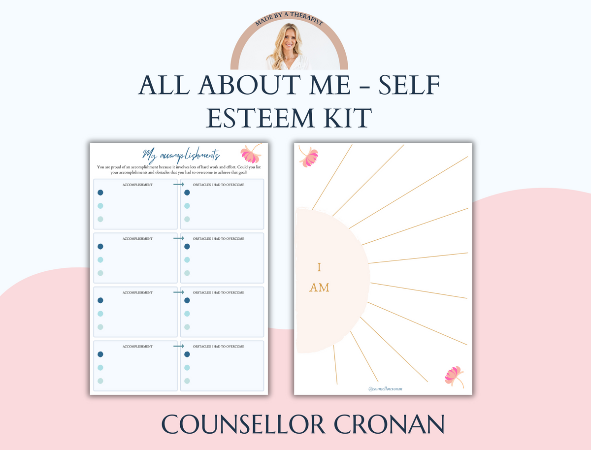 Self-Esteem workbook. All About Me, Values and Self-Identity ...