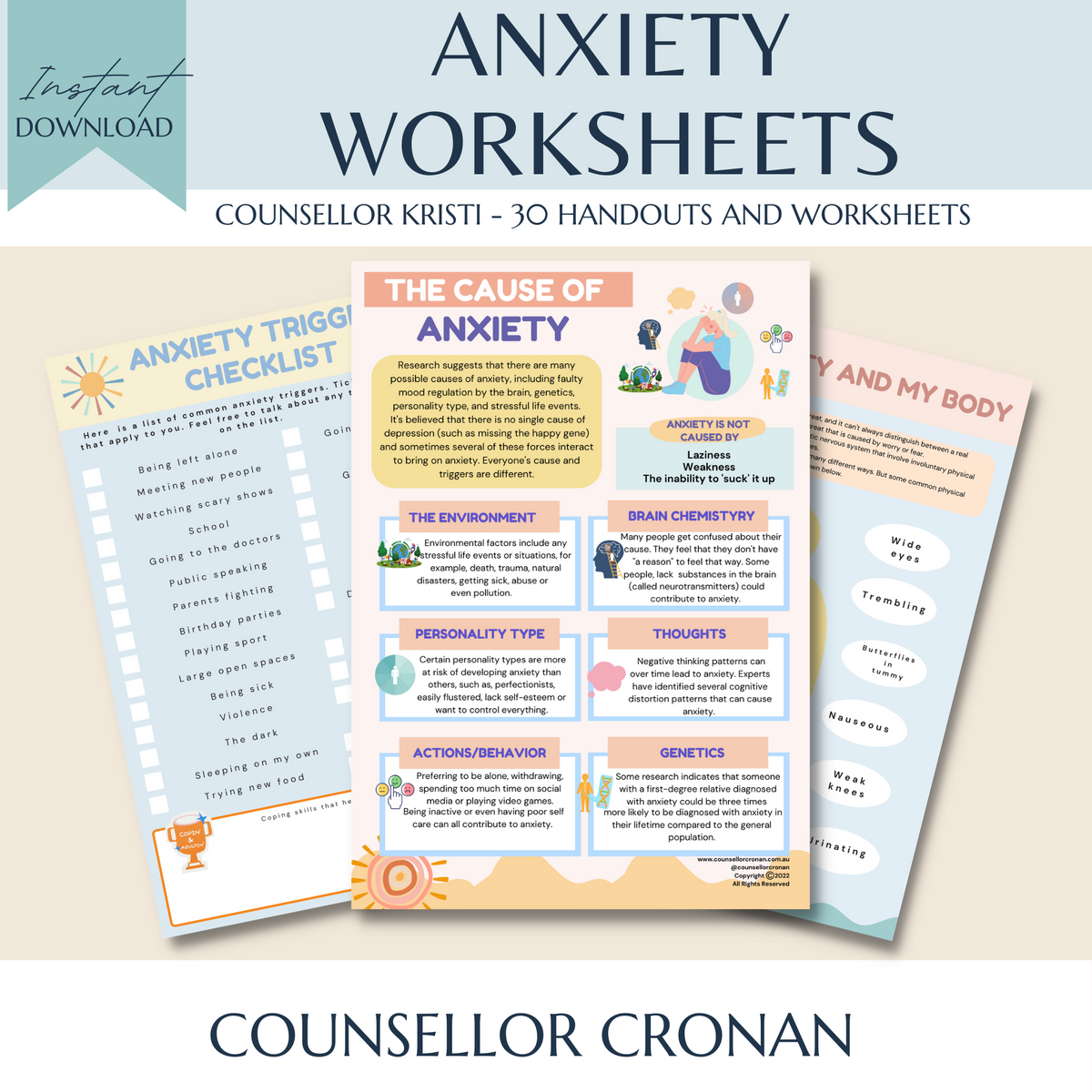 Anxiety Relief Workbook. Resources, coping skills and more ...