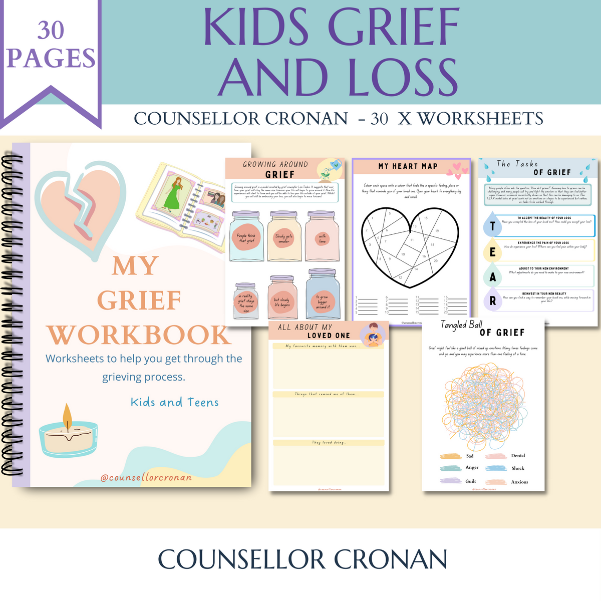 The Grief Toolkit – Counsellor Cronan