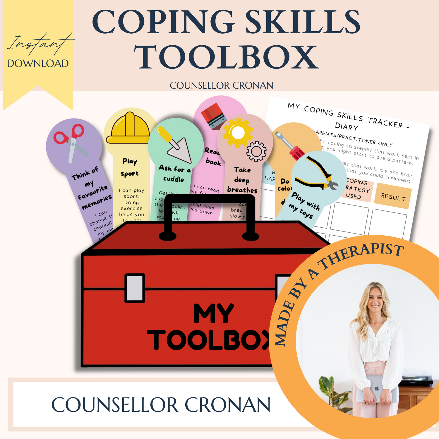 Calming corner kit bundle, coping skills for kids, self regulation ...