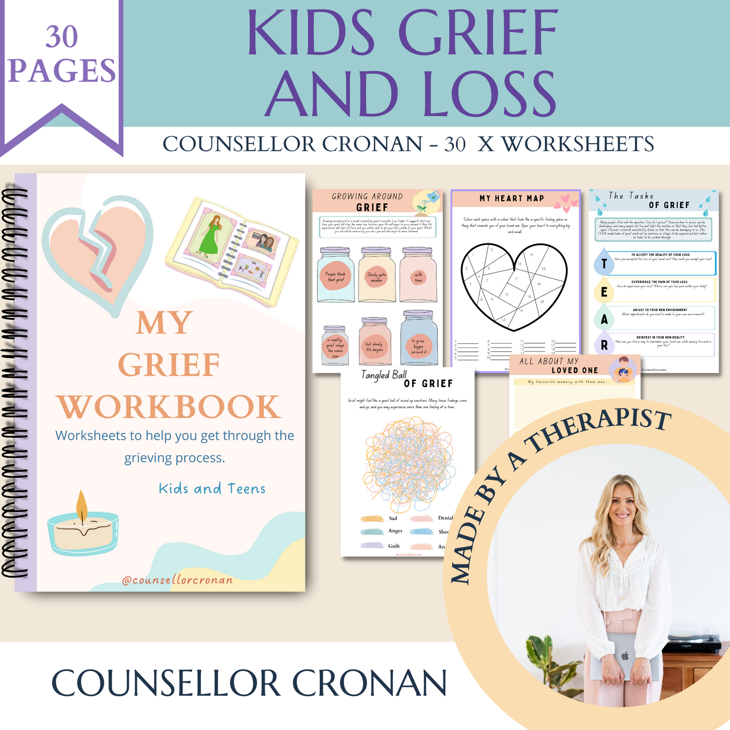 Essential Coping Skills Bundle. Therapy Worksheets. – Counsellor Cronan