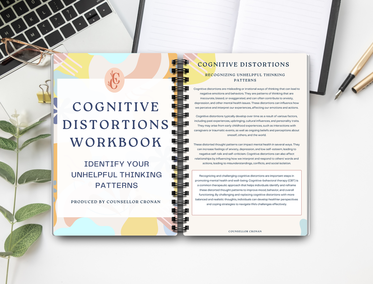 Cognitive Distortions Workbook. Identify Your Unhelpful Thinking Patte ...