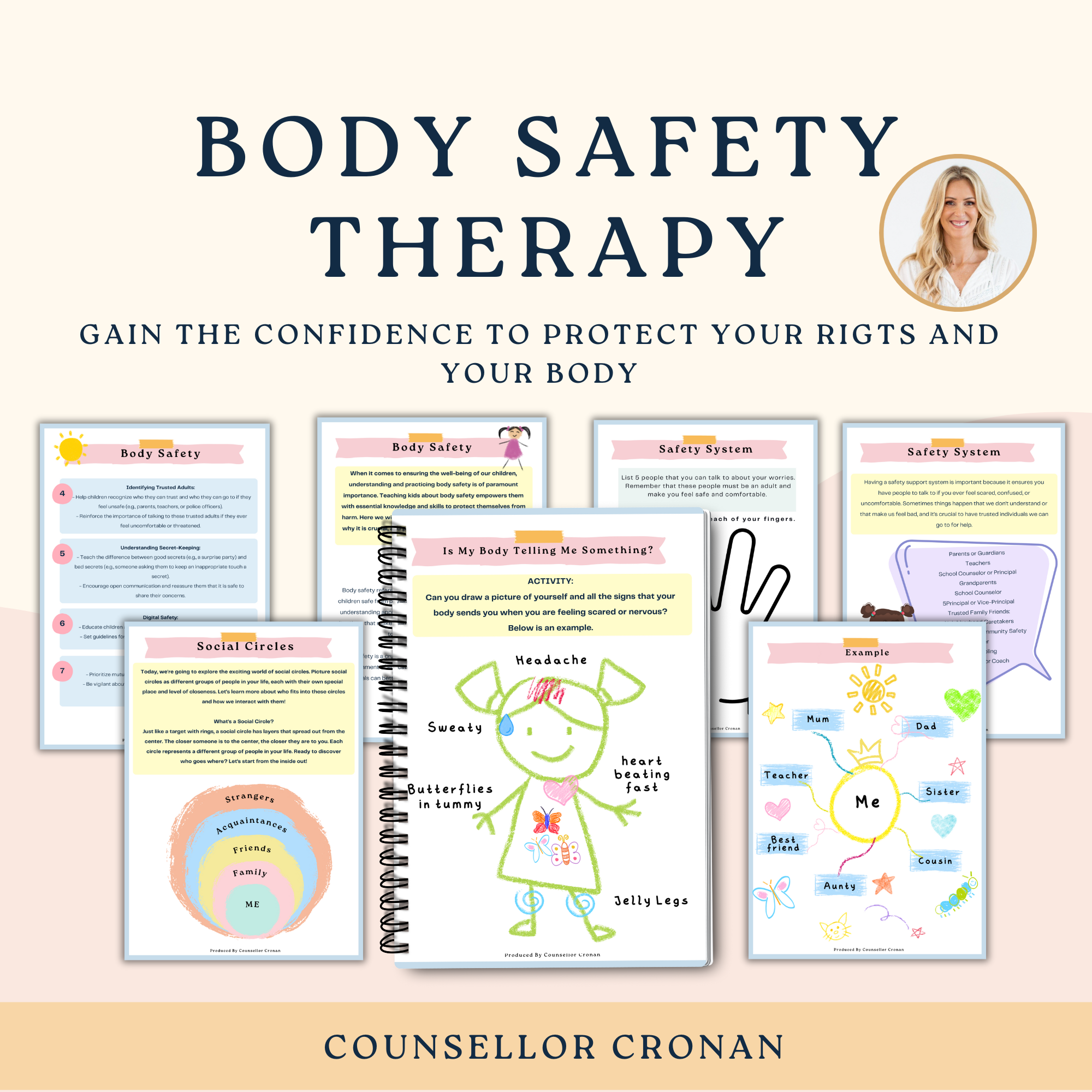 Body Safety Workbook - Child Protection Tools – Counsellor Cronan